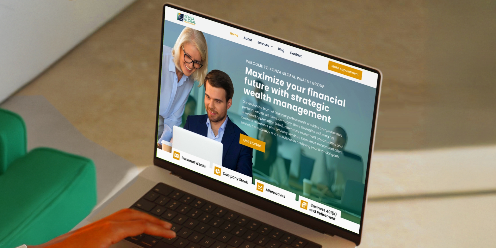 Website and Brand Marketing for Financial Excellence - JSMM